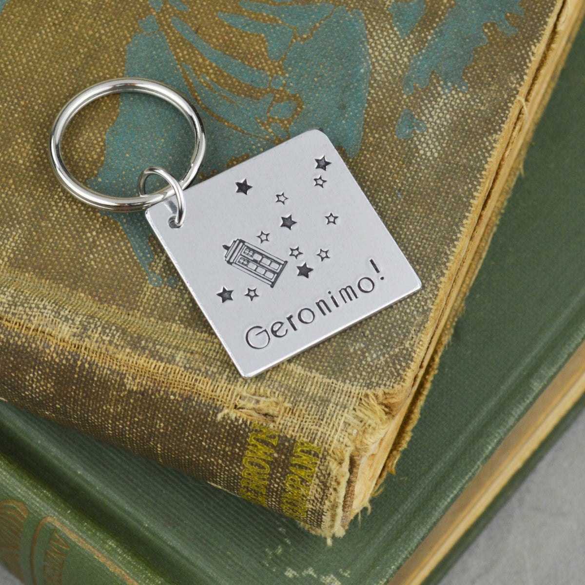 Geronimo! Keychain – Silver Statements